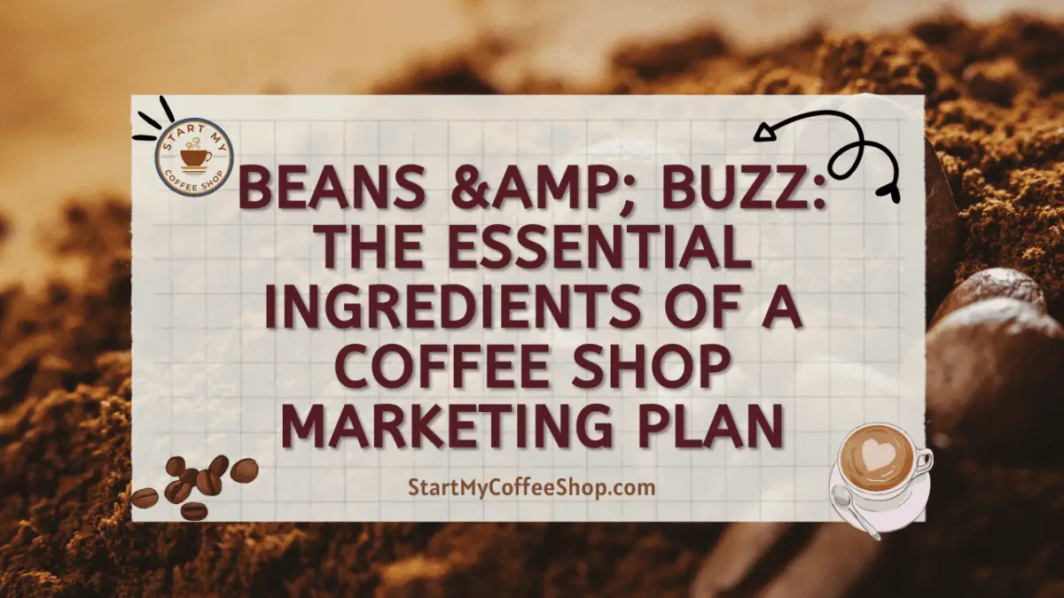 Beans & Buzz: The Essential Ingredients of a Coffee Shop Marketing Plan ...